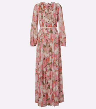 Max Mara Maxikleid mit Kristallen