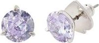 Kate Spade New York Trio Prong Studs, Light Amethyst