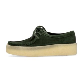 Clarks Dunkelgr&uuml;ner W Wallabee Cup - Streetwear Kollektion - - Shoes - Damen - Gr&uuml;n - 37 1/2 EU