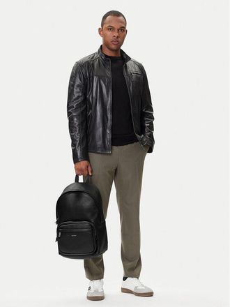 Calvin Klein Rucksack Raised Round Backpack LV04D3155G Schwarz