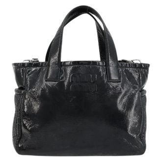 Miu Miu Pre-owned Leder Schultertasche - - Pre-owned - Damen - Schwarzk - ONE SIZE