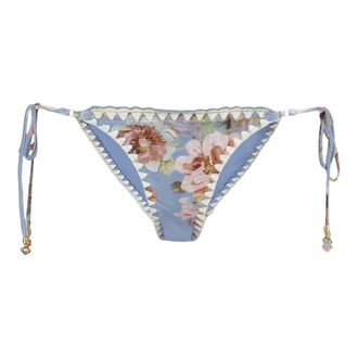 Zimmermann Awaken Crochet Edge Tie Pant - - Swimwear - Damen - Blau - S