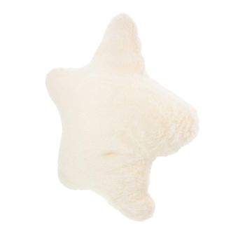 Luxshiny Pl&uuml;schsternkissen Kuschelkissen Aus Weicher Pp Baumwolle Sternf&ouml;rmiges Schlaf Und Dekokissen F&uuml;r Sofa Schlafzimmer Und B&uuml;ro (40cm Cremewei&szlig;