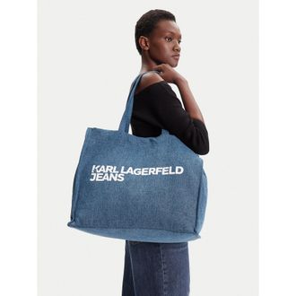 Karl Lagerfeld Handtasche Karl Lagerfeld Jeans A3W50069 Blau