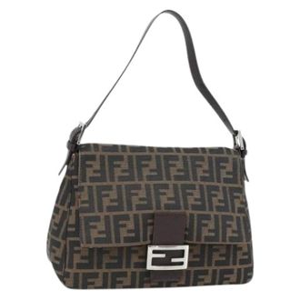 Fendi Pre-owned Zucca Canvas Umh&auml;ngetasche - - Pre-owned - Damen - Braun - ONE SIZE
