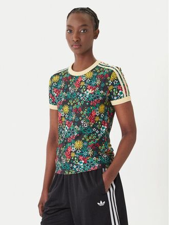 adidas T-Shirt Liberty London 3-Stripes KD5560 Bunt Regular Fit