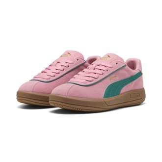 Puma Damen Club KLASSIKA SD Sneaker, Pinkskarte-Wild Green Gold, 40 EU, Pinkscape Wildgr&uuml;n PUMA Gold, 40.5 EU