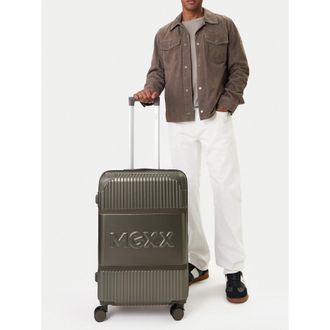 Mexx Mittlerer Koffer MEXX CEO-MEXX-037-M-SILVER Silberfarben