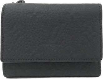 Louis Vuitton Portefeuille Tri-fold Pre-owned - Homme - Pre-owned - Noir - Taille: ONE Size