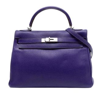 Herm&egrave;s Pre-owned Kelly 35 - - Pre-owned - Damen - Lila - ONE SIZE