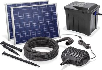 Esotec Esotec - Solar Au&szlig;en Teichfilter-Set Premium 70/3400 4-Stufen-Filterung 101071