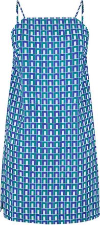 Lacoste Unterkleid-Stil f&uuml;r Damen, Spaghetti-Tr&auml;ger (Blau)