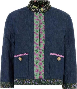 Valentino Garavani Femme, Vestes, Bleu, Taille: 36 FR Chambray Blazer