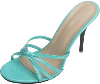 Miyoopark Mules sexy pour femme avec talon aiguille Mule d&eacute;t&eacute;, T11 Bluish Green, 42 EU