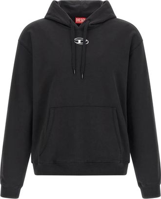 Diesel Herren, Sweatshirts & Hoodies, Schwarzk, 2XLGr&ouml;&szlig;e