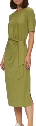 s.Oliver Midikleid aus Jersey mit Knoten-Detail