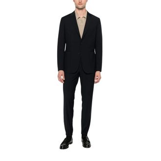 Ermenegildo Zegna Homme, Costumes, Noir, Taille: M Single Breasted Suit