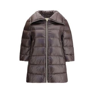 Herno Gepolsterte Midi-Daunenjacke - - Jackets - Damen - Braun - L