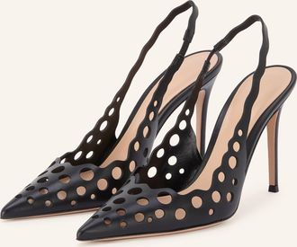 Gianvito Rossi Slingpumps Mit Cut-Outs schwarz