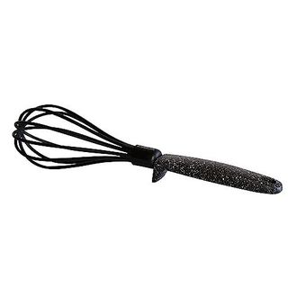 STONELINE Fouet avec Support 32,2 x 7 cm, pour ustensiles de Cuisine avec Rev&ecirc;tement Antiadh&eacute;sif, Plastique, Noir