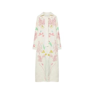 Forte_Forte Femme, Manteaux, Multicolore, Taille: 32 FR Manteau Brod&eacute; Floral