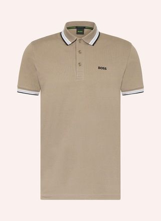HUGO BOSS Piqu&eacute;-Poloshirt Paddy Curved Regular Fit gruen