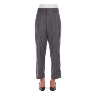 Dondup Straight Hosen - - Trousers - Damen - Grau - W28