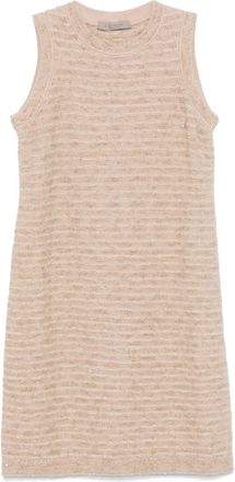 D.exterior Midikleid mit Pailletten - Nude