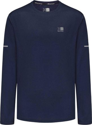 Karrimor T-Shirt f&uuml;r Herren, Reflektierende Details, Lang&auml;rmlig (Marine)