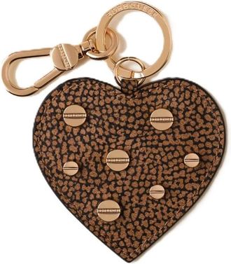 Borbonese Femme, Accessoires, Brun, Taille: ONE Size Portachiavi Cuore Keyring