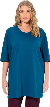 Ulla Popken Damen große Größen Übergrößen Plus Size T-Shirt, Rundhalsausschnitt, Relaxed, Halbarm