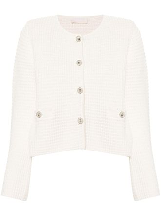 Liu Jo cardigan en maille - Blanc