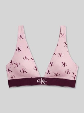Calvin Klein Underwear Bralette mit Allover-Muster Modell LIGHTLY LINED TRIANGLE