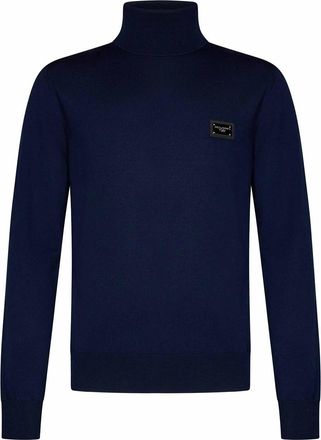 Dolce & Gabbana Rollkragenpullover - Blau