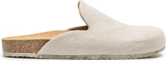 Zouri Damen vegan Sandalen Atlantik Leinen Beige
