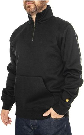 Carhartt Work in Progress Homme, Sweatshirts et sweats &agrave; capuche, Noir, Taille: S Detroit Half Zip Sweater