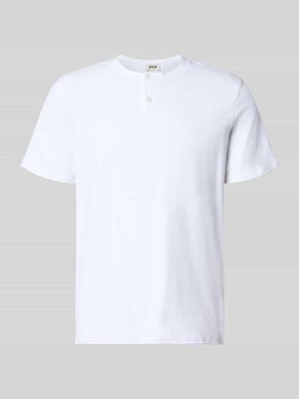 Drykorn T-Shirt mit kurzer Knopfleiste Modell ENIL