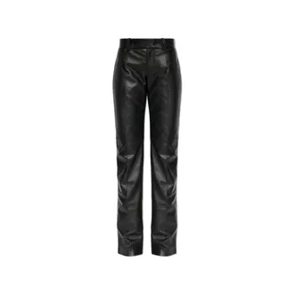 Dsquared2 Femme, Pantalons, Noir, Taille: 40 FR Leather Pantalons