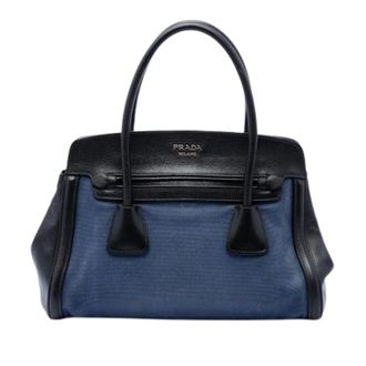 Prada Pre-owned Vintage Satchel - Femme - Pre-owned - Bleu - Taille: ONE Size