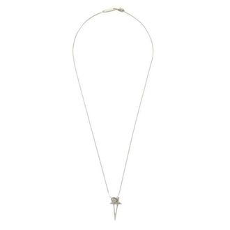 Rick Owens Pentagram Charm Palladio Halskette - - Accessories - Damen - Grau - ONE SIZE