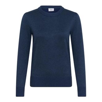 Saint Tropez Big Dipper Melange - - Knitwear - Damen - Blau - 2XL