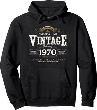Generic 56. Geburtstag Februar 1970 Vintage Edition Pullover Hoodie
