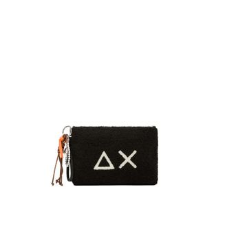 Sun 68 Pochette aus Teddy - - Bags - Damen - Schwarzk - ONE SIZE