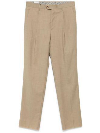 Etro pantalon à détails de plis - Tons neutres