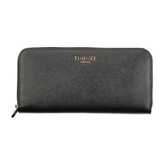 Twinset Femme, Accessoires, Noir, Taille: ONE Size Portefeuille &agrave; 5 compartiments