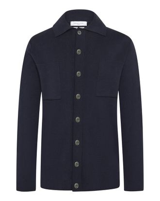 Daniele Fiesoli Leichtes Strick-Overshirt aus gek&auml;mmter Baumwolle in