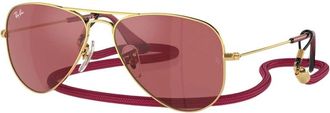 Ray-Ban Junior Aviator - - Accessories - unisex - Gelb - 52 MM