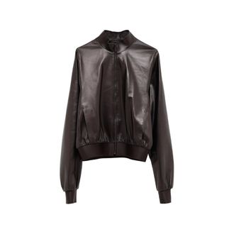 Gucci Nappa Leather Bomber Jacket