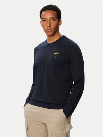 Aeronautica Aeronautica Militare Longsleeve 262TS2390UJ00372 Dunkelblau Regular Fit