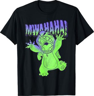 Disney Lilo & Stitch Halloween Stitch Mwahaha Portrait T-Shirt